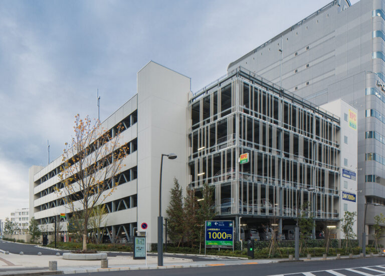 NPC24H立川緑町第2パーキング | 導入実績 | IHI運搬機械株式会社の自走式駐車場